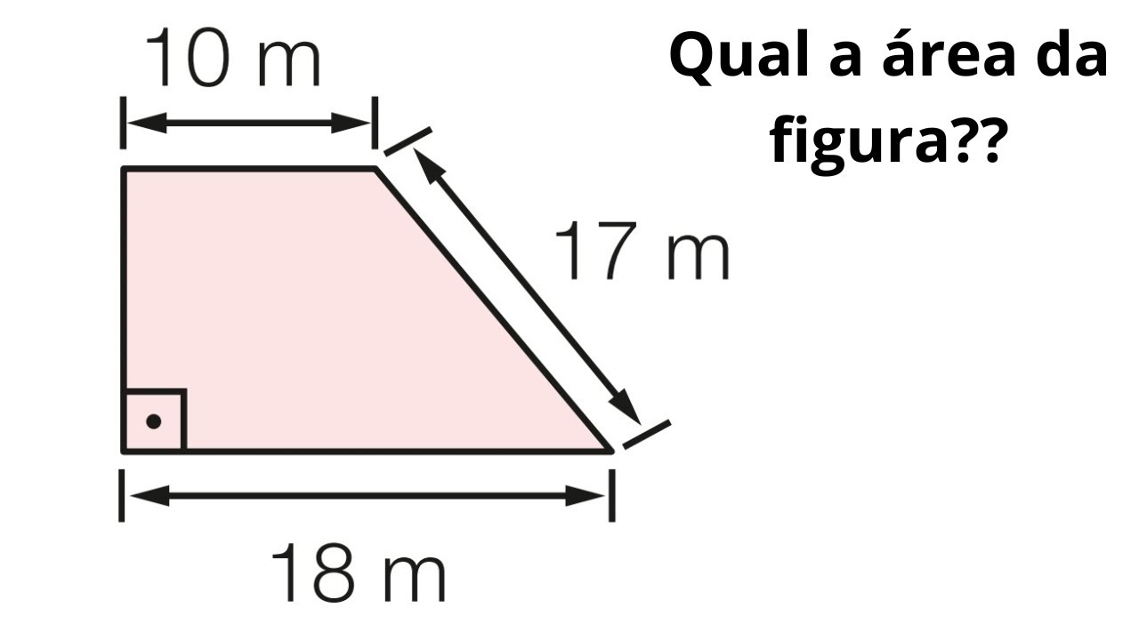 Qual a área do nosso trapézio? geometria plana vestibular - YouTube