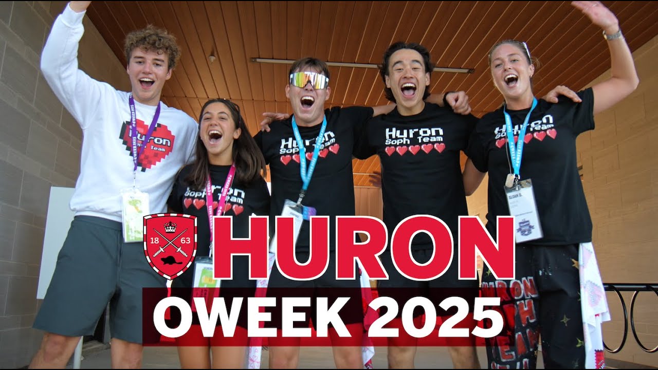 OWeek 2025 at Huron University! - YouTube