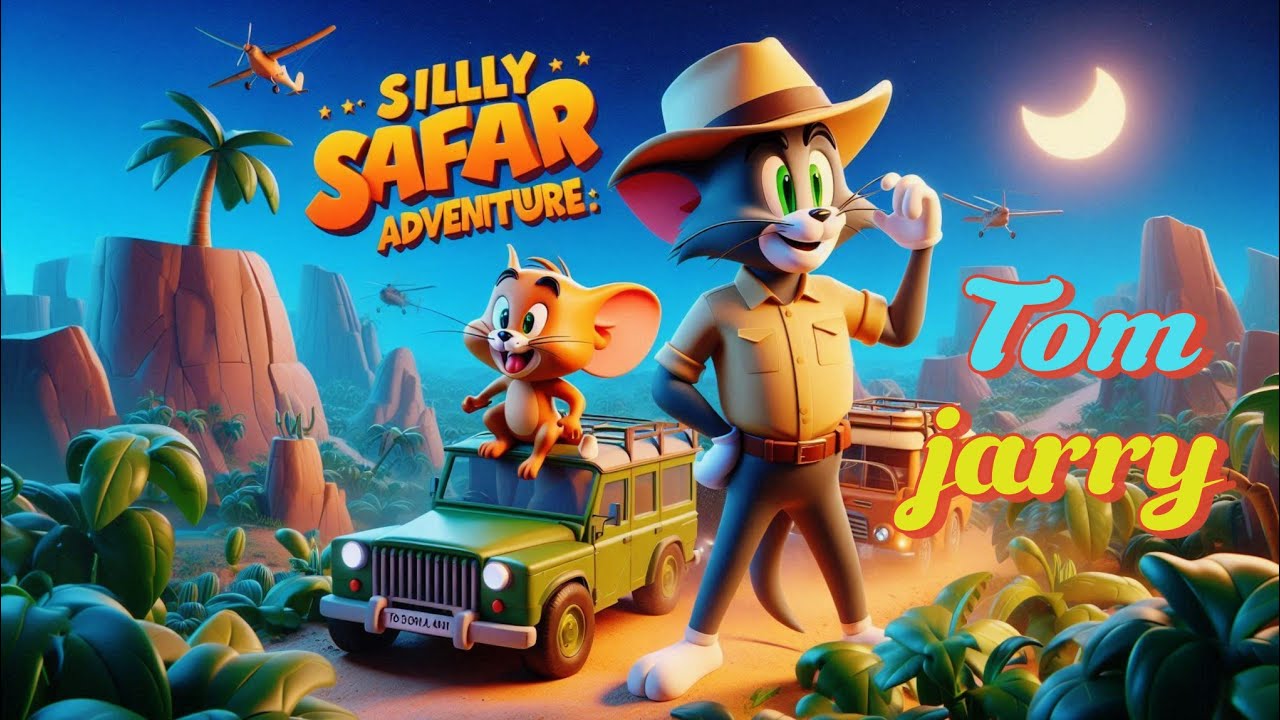 Tom🐭🐈 and Jerry's Silly Safari Adventure| fairy tales| kids stories ...