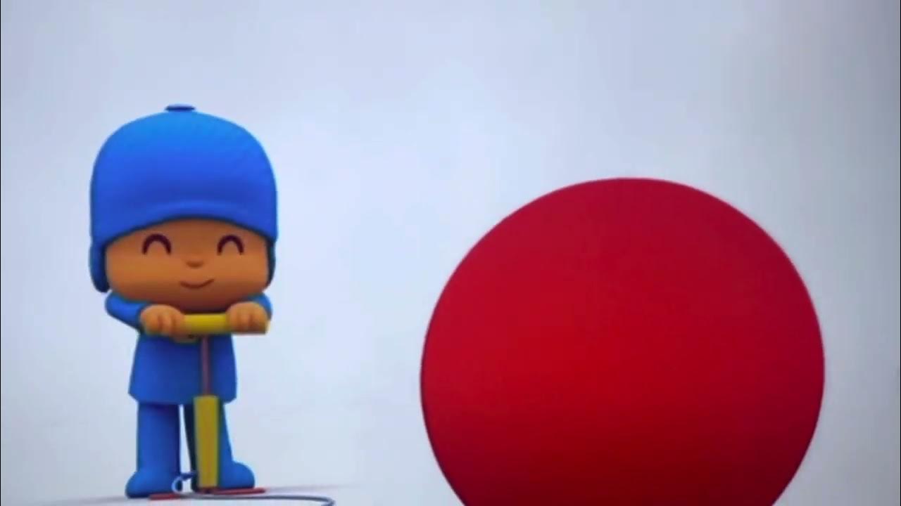Pocoyo ball inflation big boom - YouTube