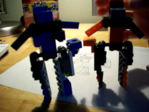 Lego Transformers animated Jetfire+Jetstorm=Safeguard - YouTube