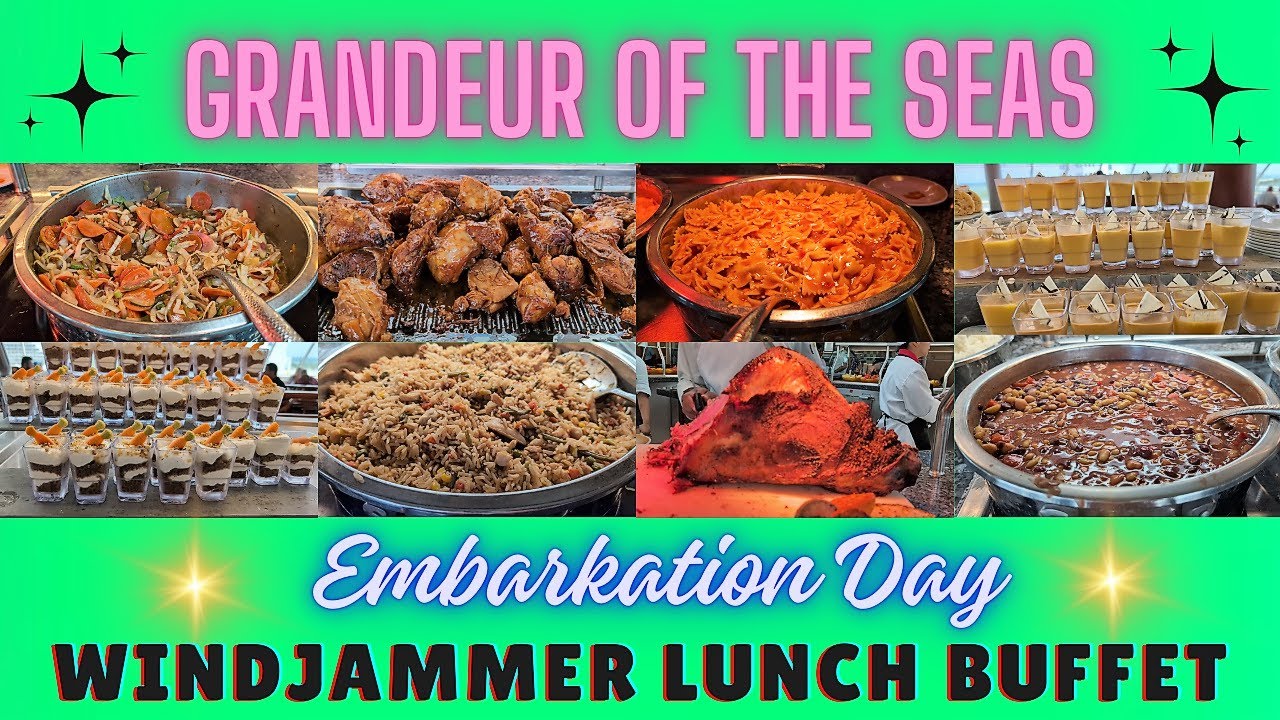 𝐆𝐫𝐚𝐧𝐝𝐞𝐮𝐫 𝐎𝐟 𝐓𝐡𝐞 𝐒𝐞𝐚𝐬 - 𝐖𝐢𝐧𝐝𝐣𝐚𝐦𝐦𝐞𝐫 𝐋𝐮𝐧𝐜𝐡 𝐁𝐮𝐟𝐟𝐞𝐭 - 𝐄𝐦𝐛𝐚𝐫𝐤𝐚𝐭𝐢𝐨𝐧 𝐃𝐚𝐲 ...