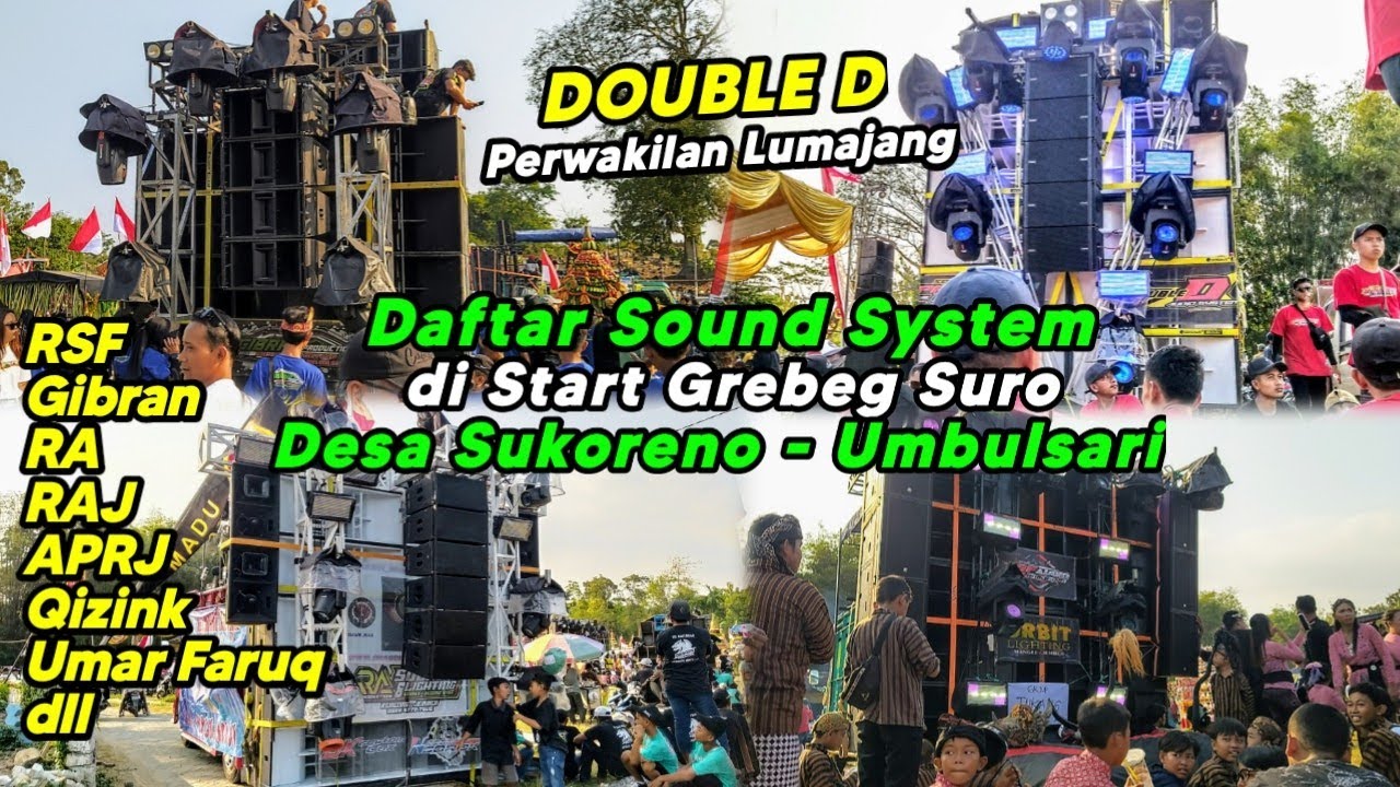 DOUBLE D Lumajang jadi sound maskot🔥Full Truk Sound System Karnaval ...
