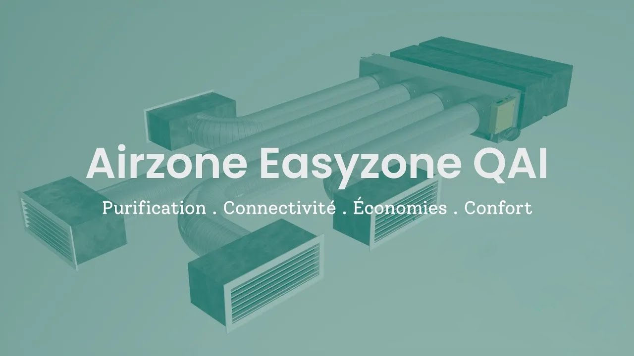 Airzone Easyzone QAI - Purification, connectivité, économies et confort ...