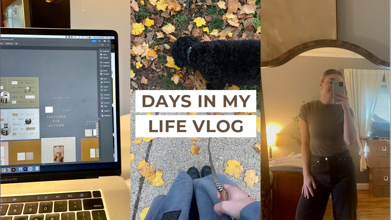 Work Days in My Life (Graphic Design VLOG!) - YouTube