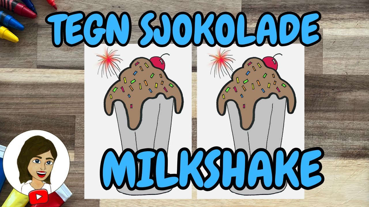 HVORDAN TEGNE MILKSHAKES - YouTube