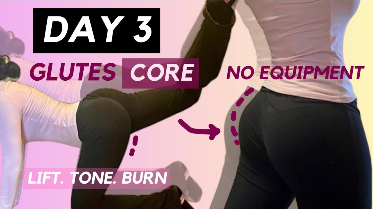 GLUTE LIFT & CORE ACTIVATION in 7 Days | butt sculpt + pump | small ...