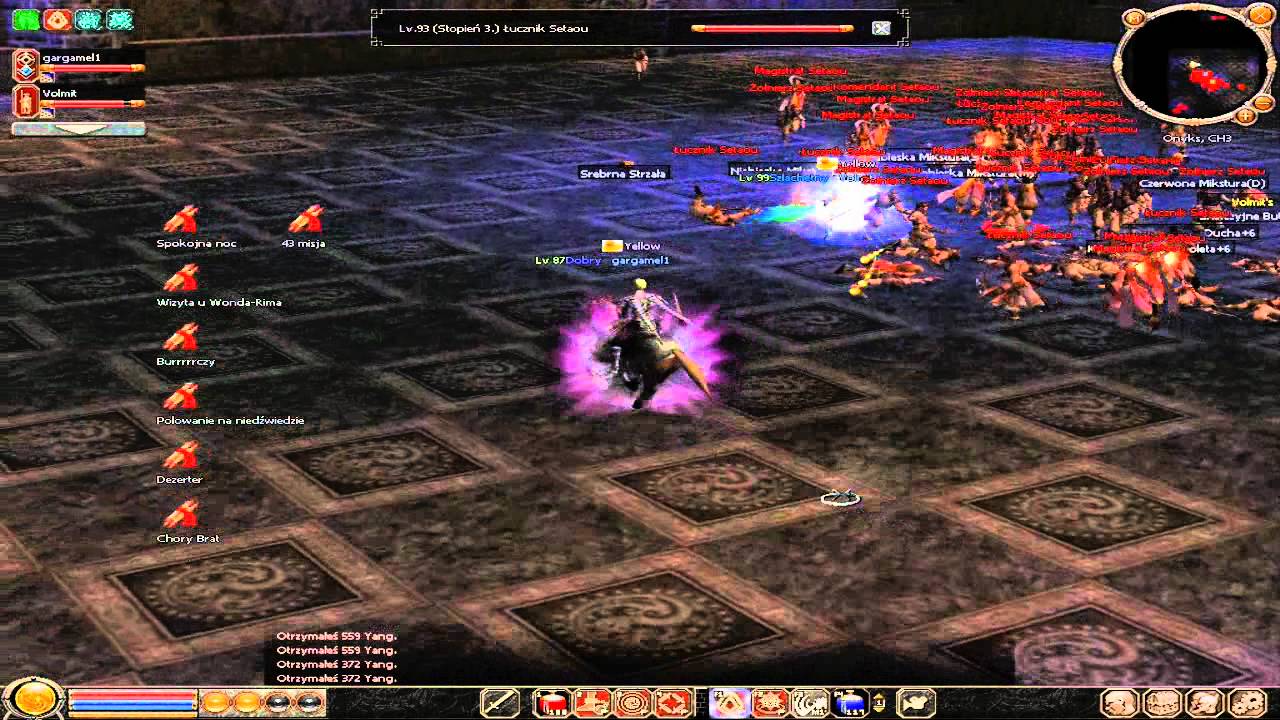 Metin2PL Onyks Volmit vs Grota v2 - YouTube