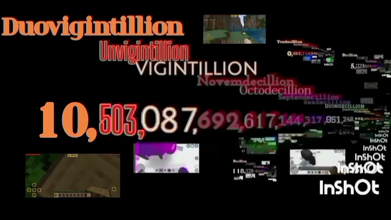 Numbers 1 to 1 Trevigintillion (23/100) centillion - YouTube