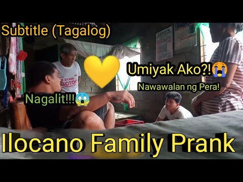 FAMILY ILOCANO PRANK | Nawawalan ng Pera! | Nagalit! Umiyak ...