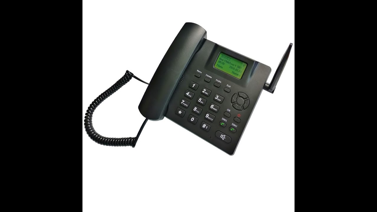 GSM FWP Fixed Wireless Phone Desk Landline Telephone with Hot Line ...