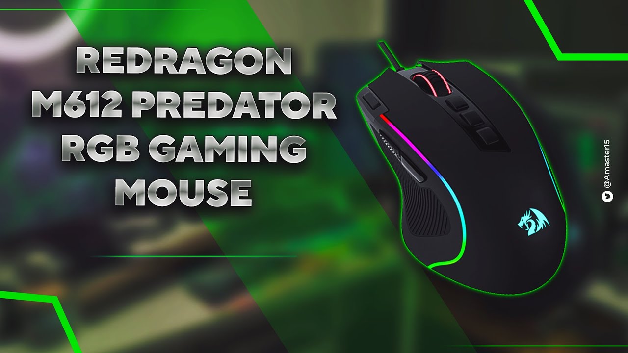 Redragon M612 Predator Review - Unboxing And Reviewing The Redragon ...