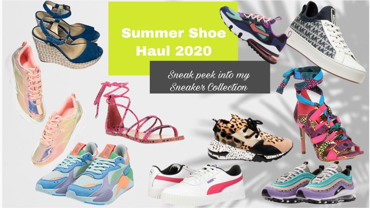 Summer Shoe Try On Haul | Mini Sneaker Haul | - YouTube