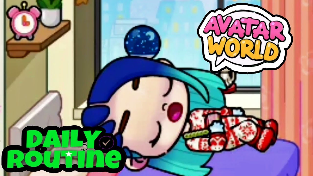 MORNING ROUTINE IN AVATAR WORLD 🌎|AVATAR WORLD SAD STORY ||AVATAR WORLD ...