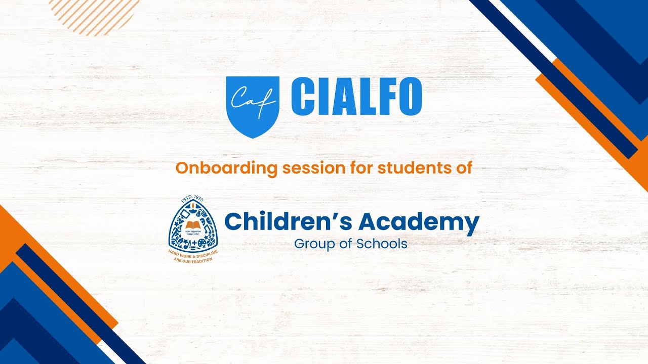 CIALFO Onboarding and Career Talk - YouTube