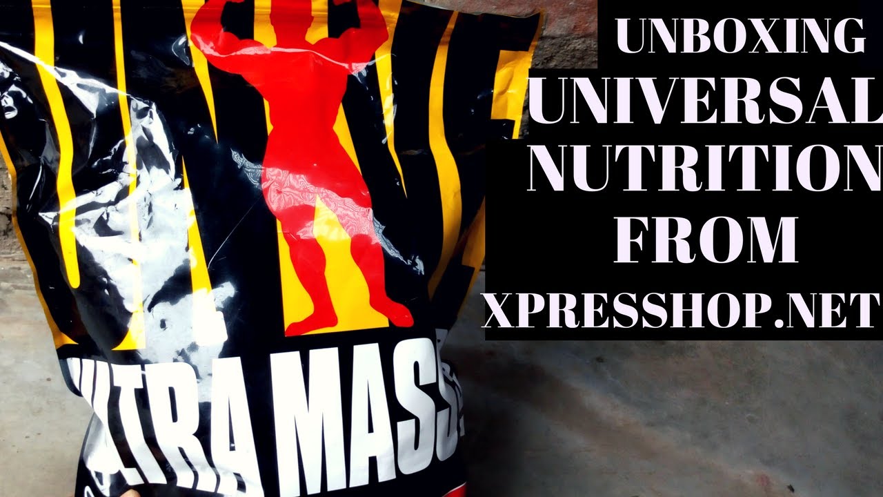 Unboxing universal nutrition ultra mass gainer 4.5 kg from xpresshop ...