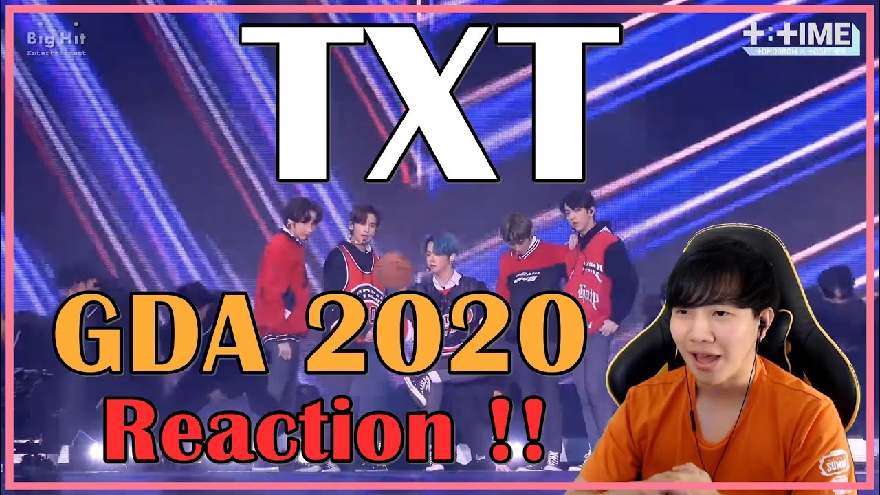 'New Rules' stage @2020 GDA - TXT (투모로우바이투게더) (Reaction) ปังมากพี่นัททท ...