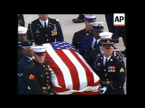 The state funeral for Gerald R. Ford arrived in Grand Rapids, Michigan ...