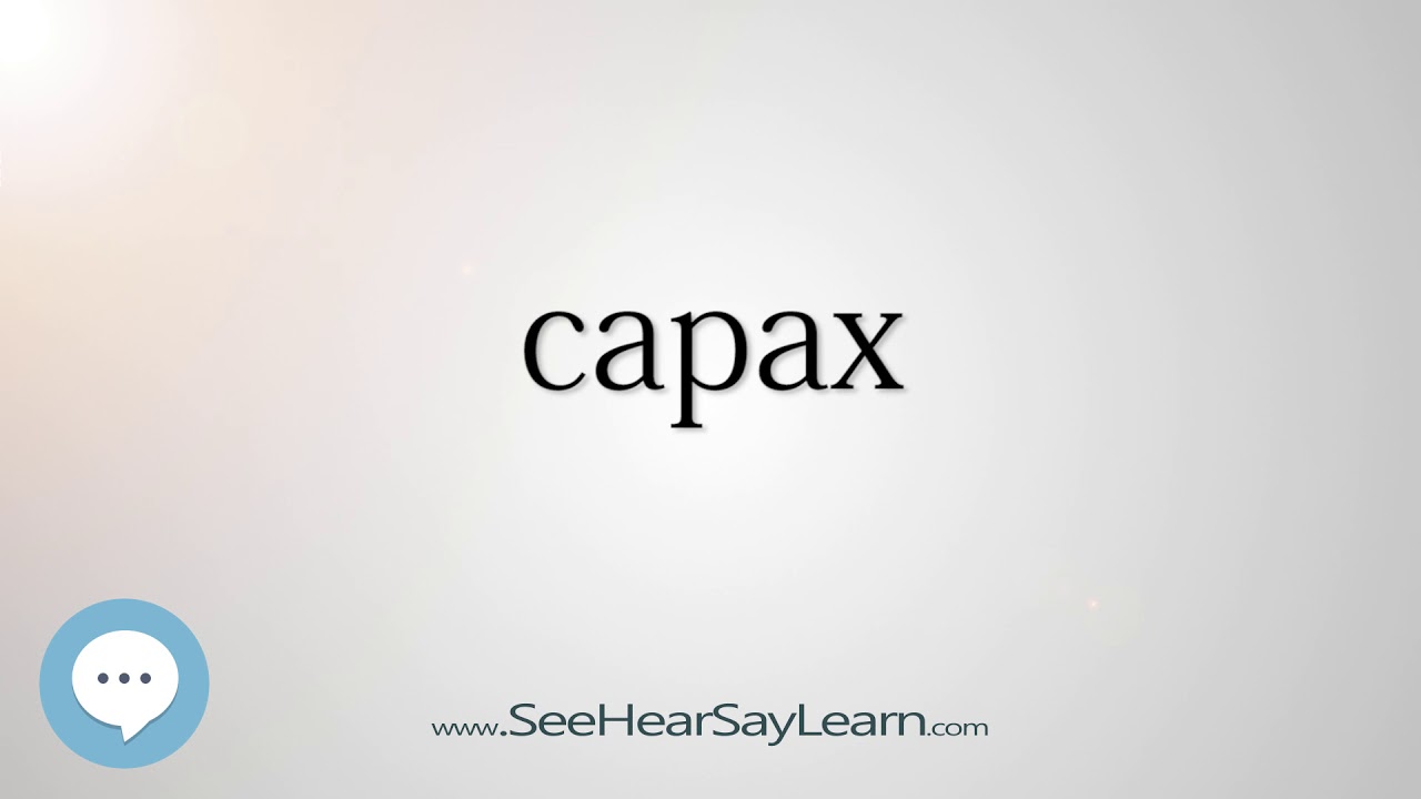 capax (Every English Word Pronounced) 📕🔊🗣️😎 - YouTube