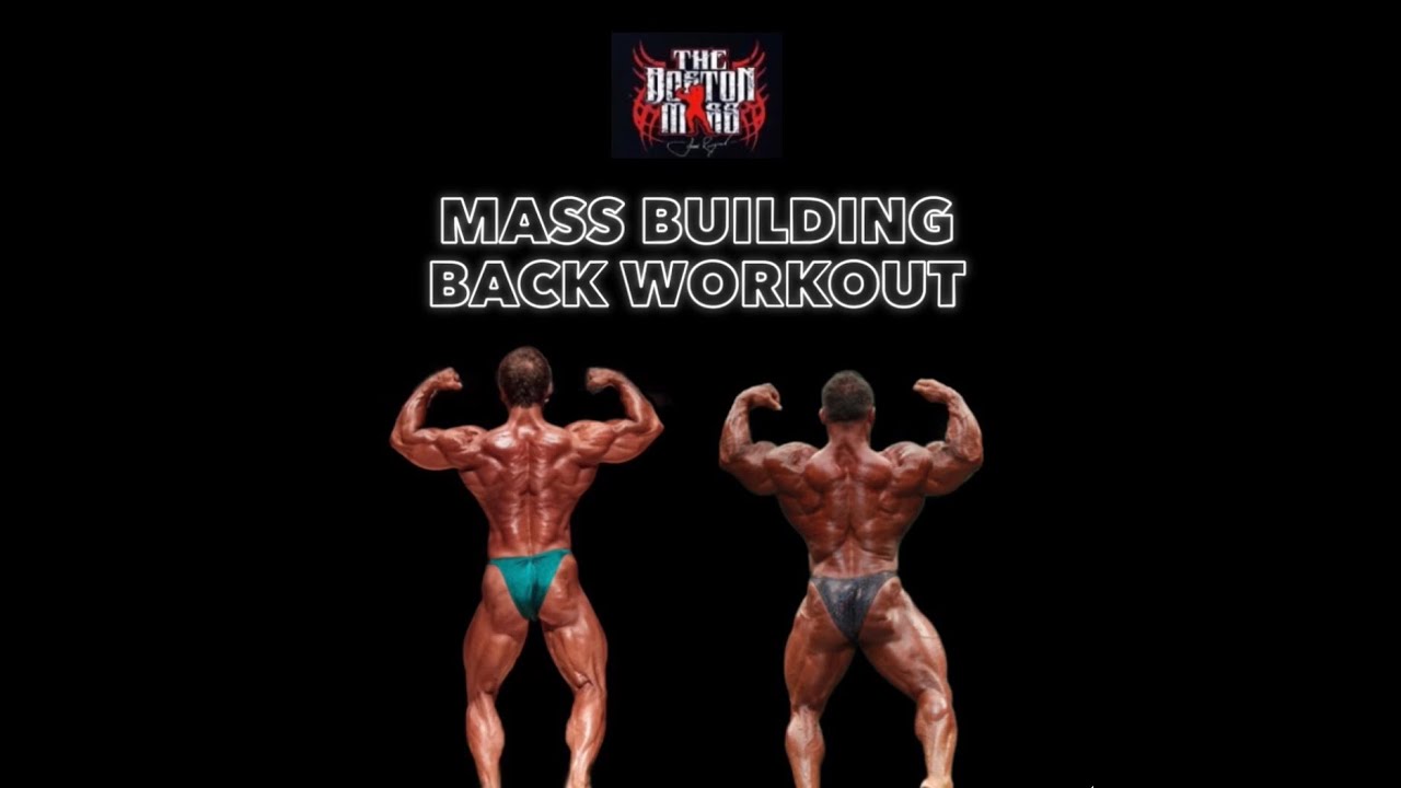Mass Building Back Workout - YouTube