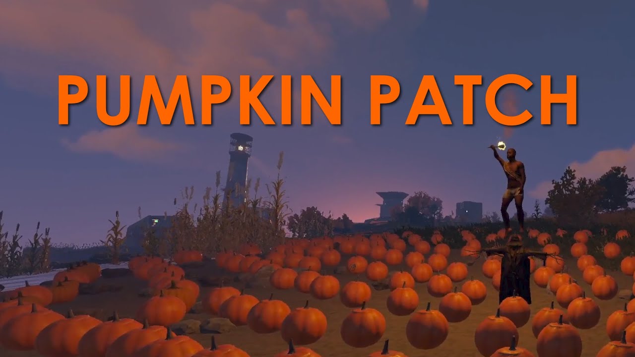 Rust Halloween Special: The Largest Pumpkin Patch #rust - YouTube