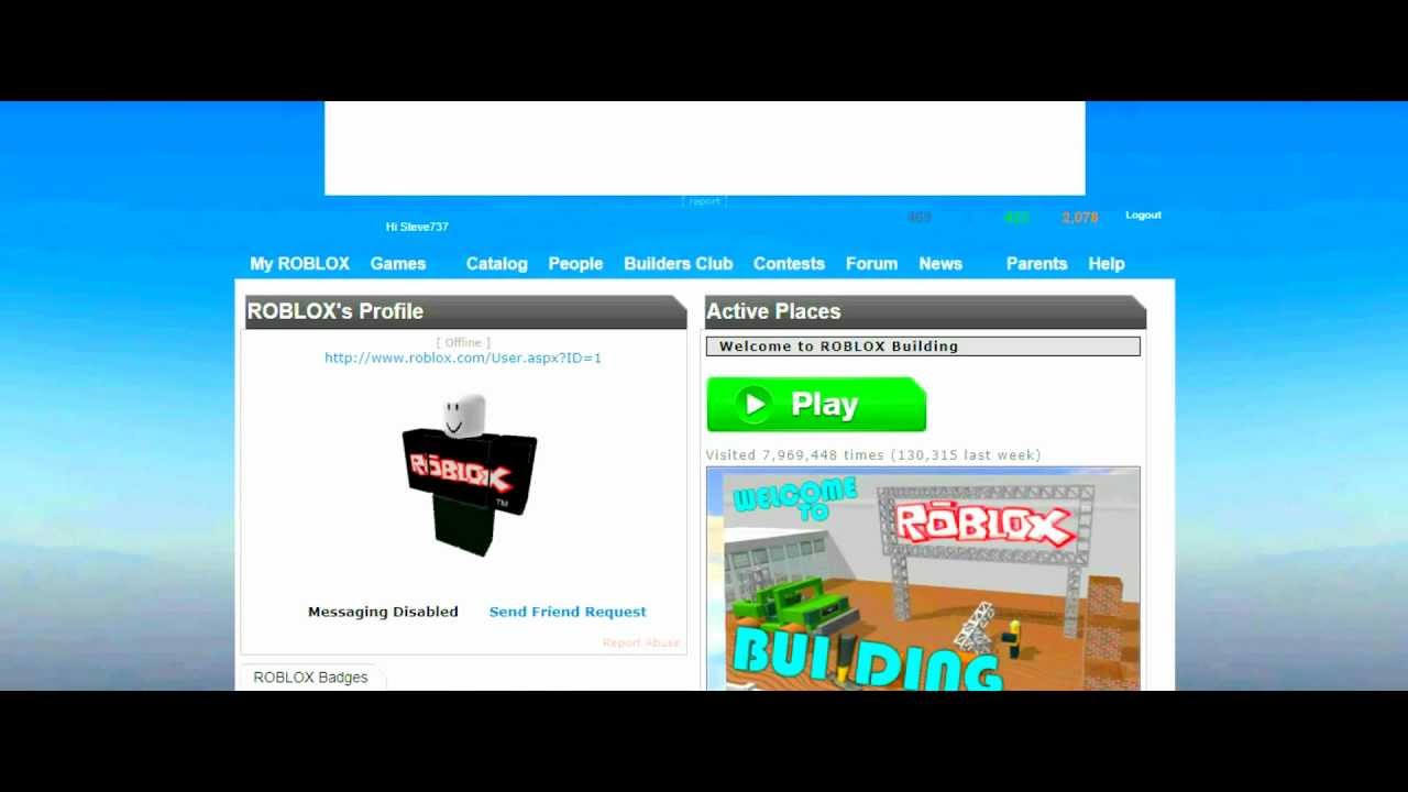 Roblox's Billionth Profile View - **HD** - YouTube