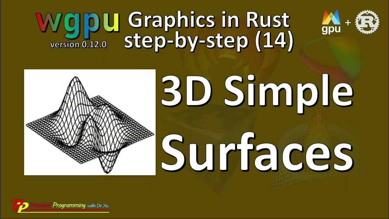 Rust wgpu (14): Create 3D Simple Surfaces - YouTube