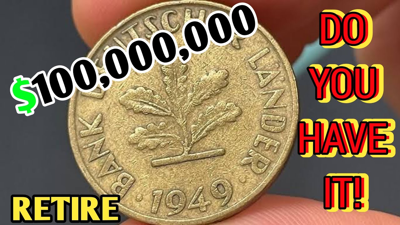 1949 J GERMAN 10 Pfenning Coins Value information Mintage history and ...
