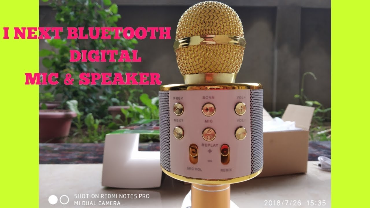 iNEXT BLUETOOTH DIGITAL MIC & SPEAKER - YouTube