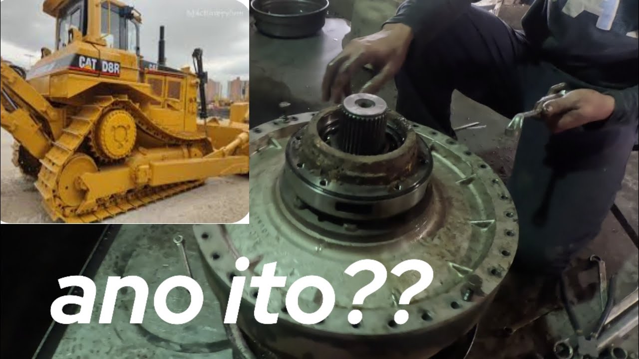 How to dis-assemble a torque converter of D8R caterpillar bulldozer # ...