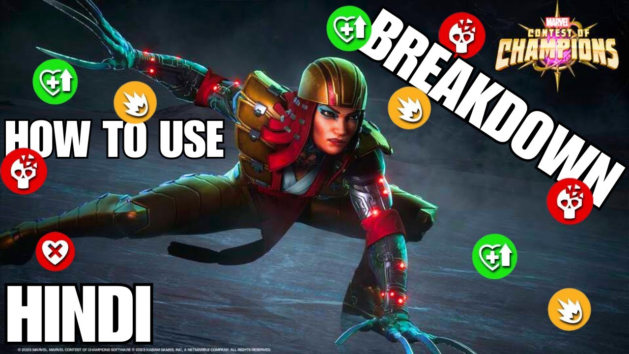 MCOC - LADY DEATHSTRIKE (HOW TO USE) ABILITY, SYNERGY, ROTATION & MORE ...