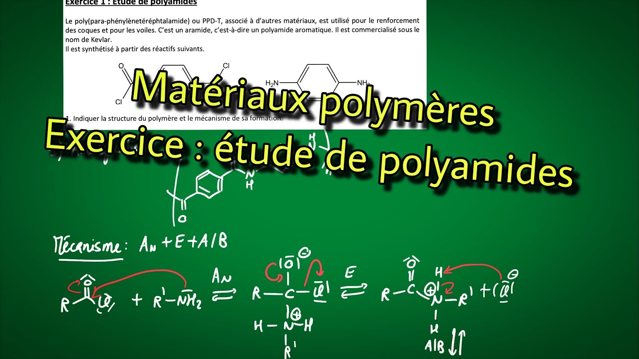 TD polymères (3/n) : étude de polyamides - YouTube