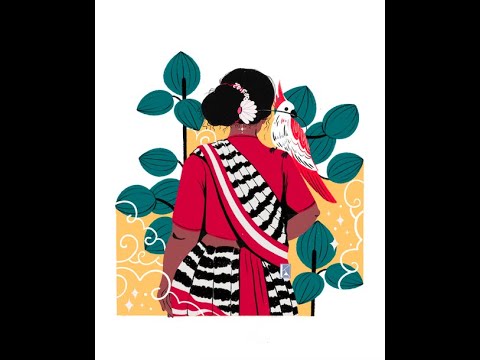 Illustration of Traditional Goan Lady on Procreate - YouTube
