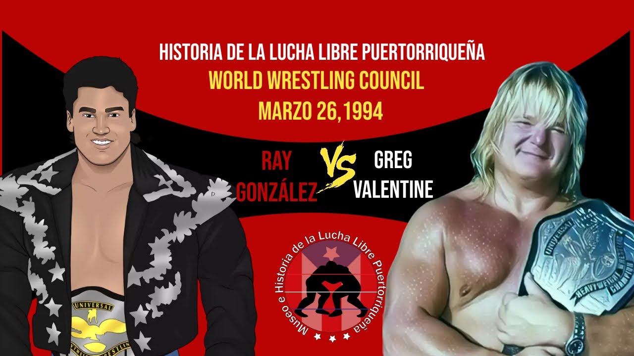WWC 1994 Ray Gonzalez VS Greg "The Hammer" Valentine (26 de Marzo, 1994 ...