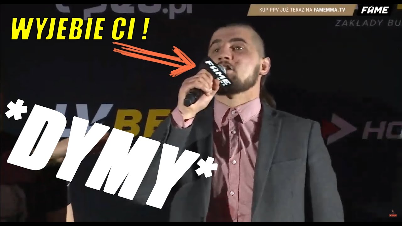 FAME MMA 3 - DON KASJO VS ADRIAN POLAK AMBRO (II Konferencja) - YouTube