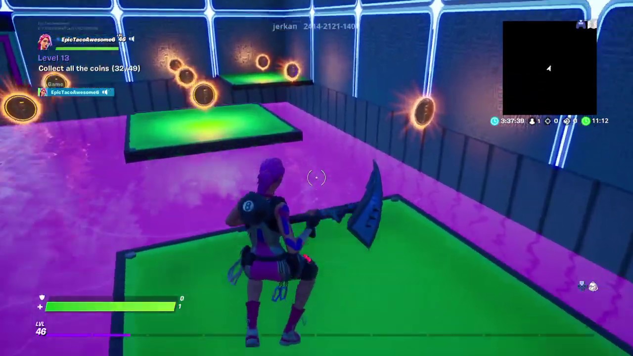 Playing Fortnite Creative Coin Party PT.1 - YouTube