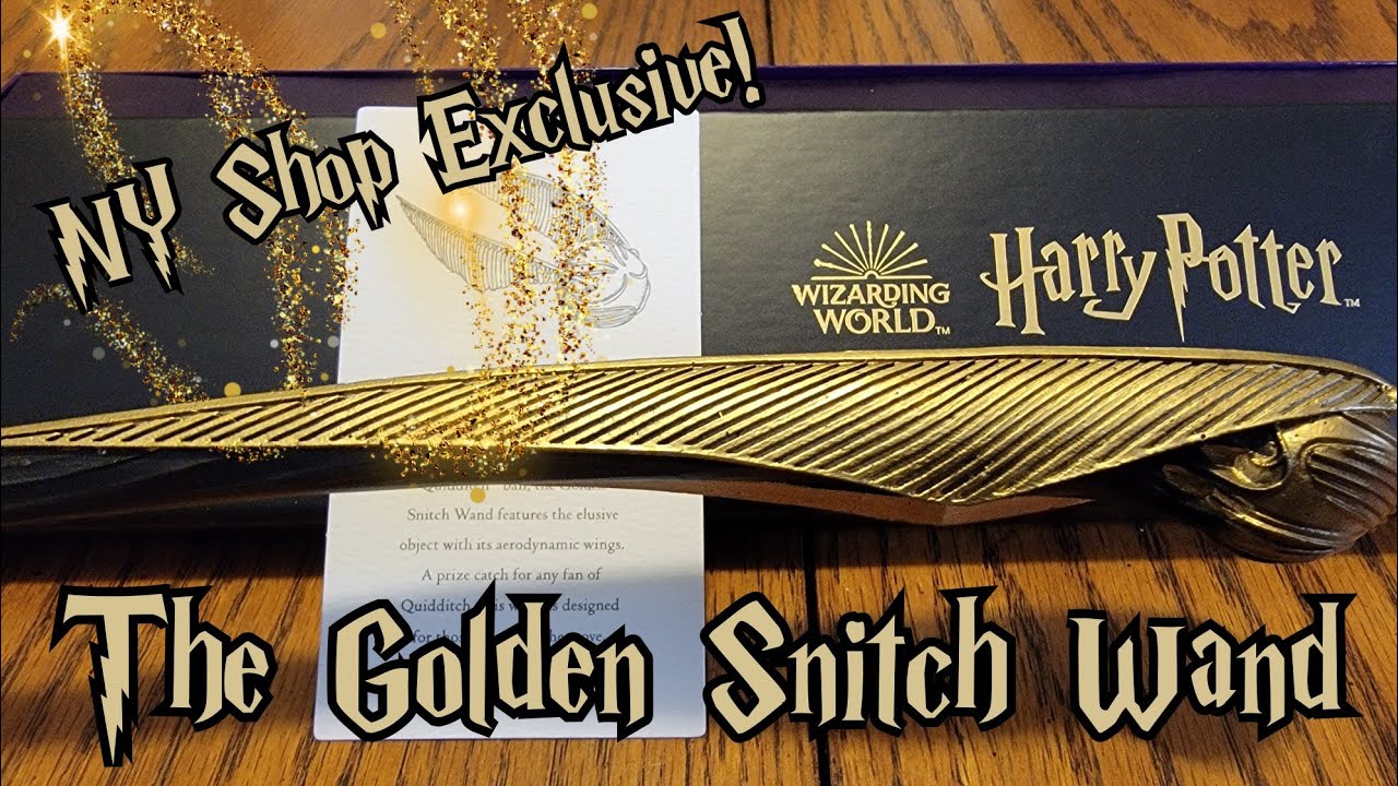 Golden Snitch Wand |Harry Potter| - YouTube