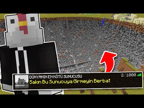 Neden Minecraft'ta En Kötü Sunucuları TEST ETTİM?
