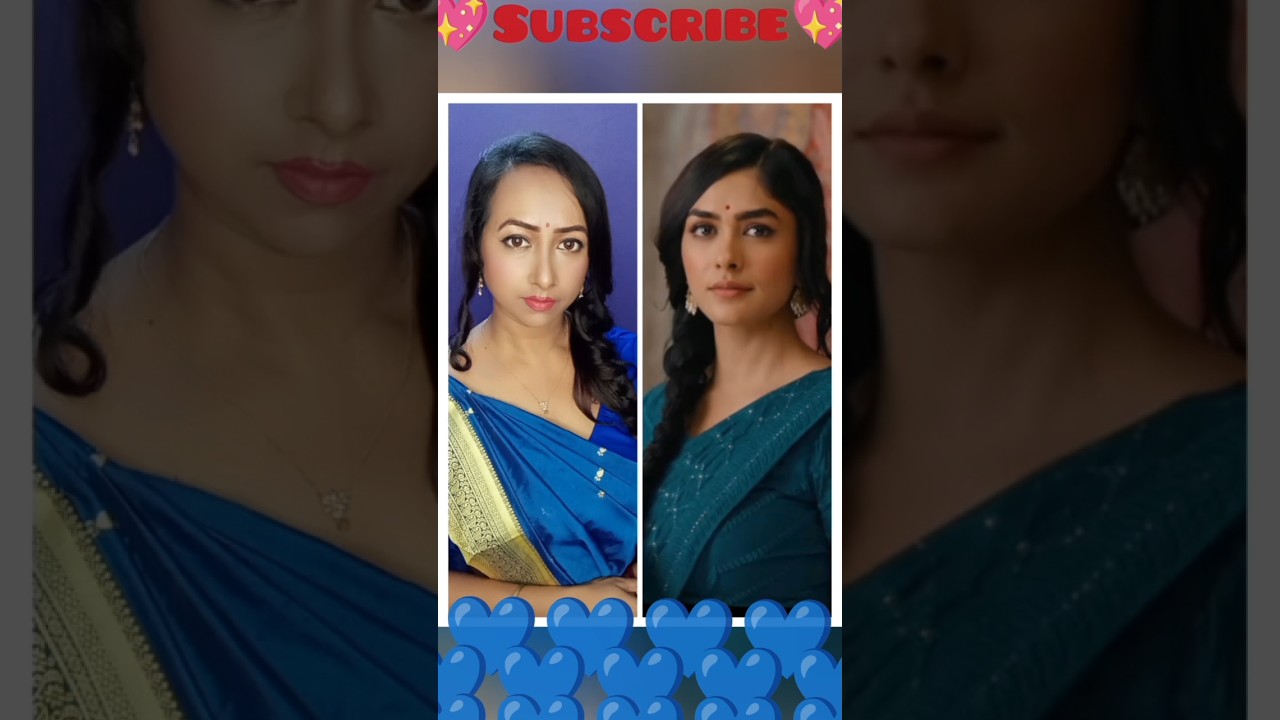 Mrunal Thakur Inspired Makeup look Recreation 💄🥰#youtubeshorts#Sita ...