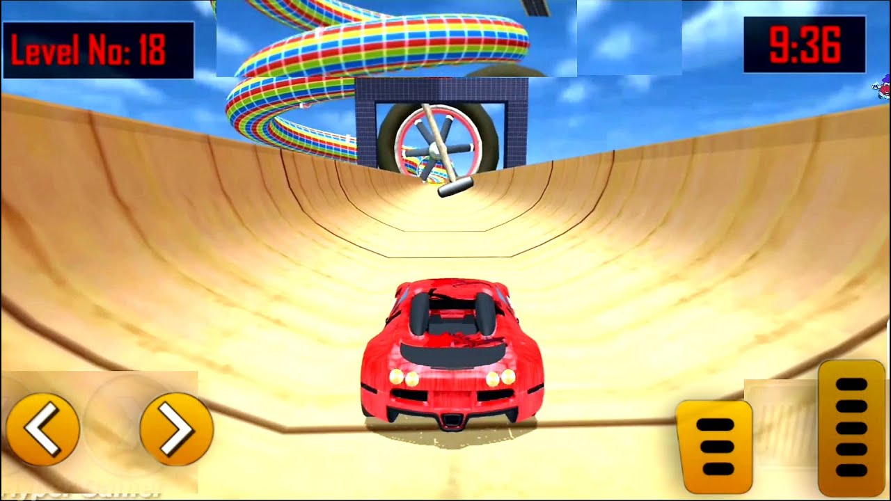 mega ramp car stunts Racing 🔴| impossible car tracks 3d -mega ramp car ...