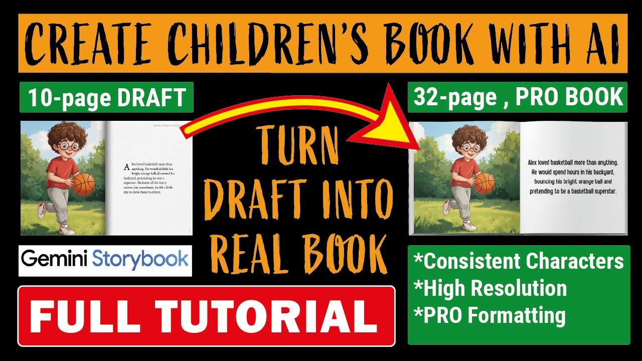 Create Children's Book with AI using FREE Ai Children's Book Generator ...