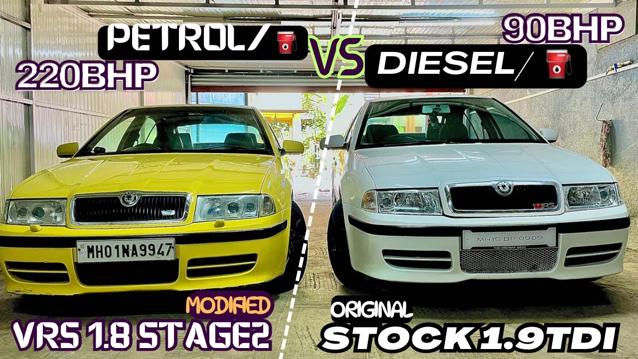 Mk1 Octavia 1.9tdi VS 1.8tsi stage 2 tuned vRS | Skoda Octavia VRS ...