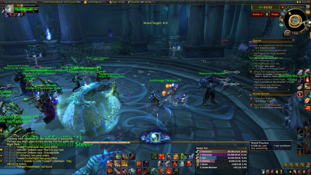 World Quest Advanced Wanding - YouTube