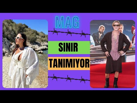 Mag | Buket Aydın derin göğüs dekolteli pozuyla sosyal medyayı salladı!  Brad Pitt etek giydi!