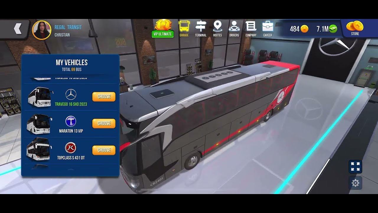 Bus Simulator: Ultimate (Custom Skin - Mercedes-Benz Travego 16 SHD ...