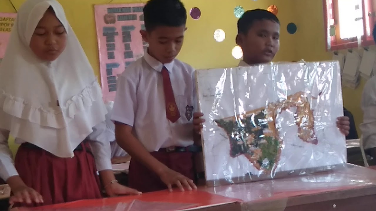 Membuat peta dengan Mozaik kelas 6a SDN 015 Banjar XII - YouTube