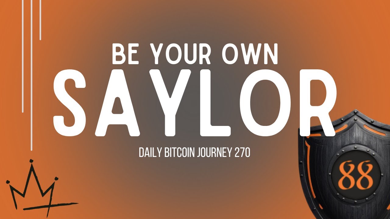 daily bitcoin journey #270 - create your own bitcoin stockpile - YouTube