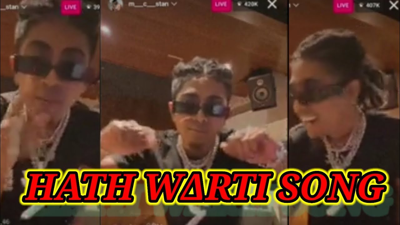 MC ST∆N live in INSatGRAm and New sing song 🎤Hath varti💯🥱 - YouTube