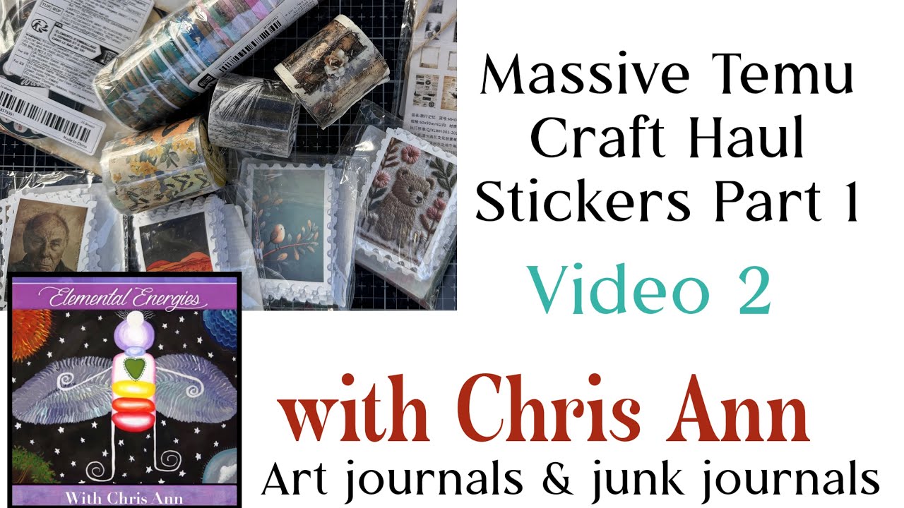 Massive Temu Craft Haul – Stickers Part 1 | Mega Sticker Haul Overview ...
