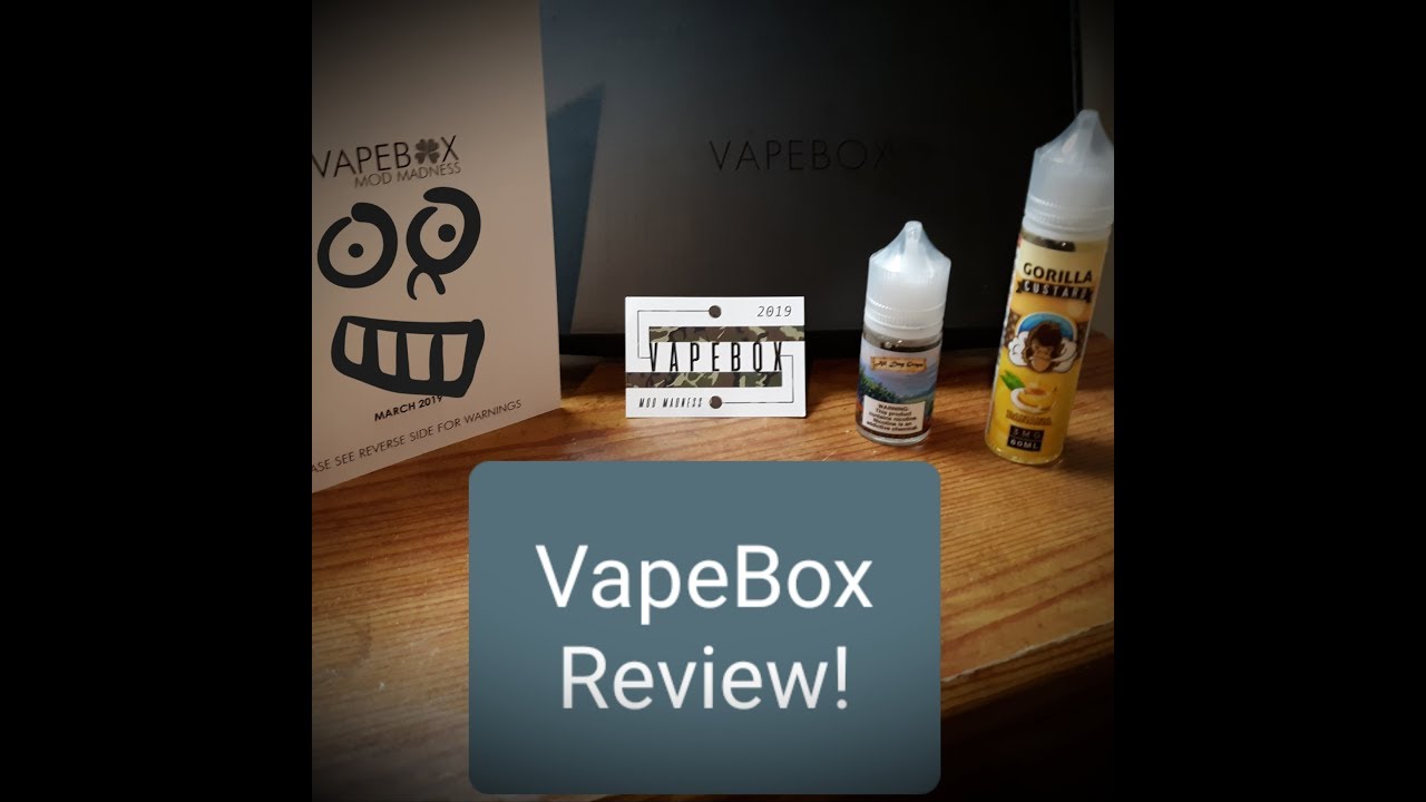 Vapebox Review/ 3 flavors(part 1) - YouTube
